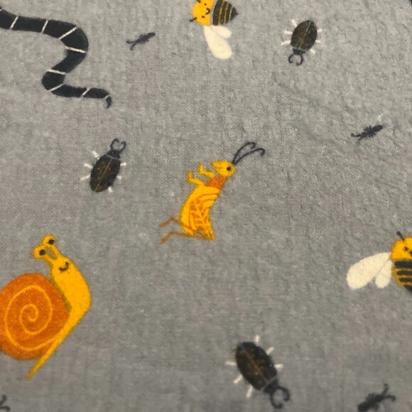 Handmade | Bedding | Fun Summer Insects Handmade Cotton Flannel ...